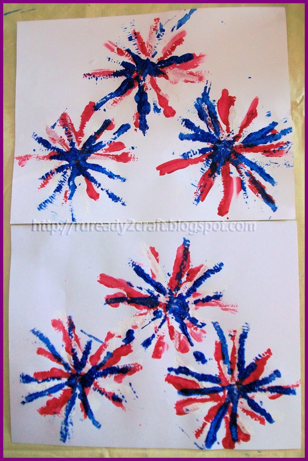RuReady 2 Craft?: 4th of July Fireworks Craft