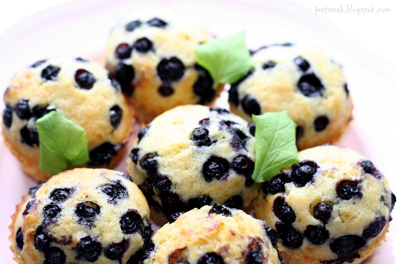 Jest Smak: Muffinki z jagodami