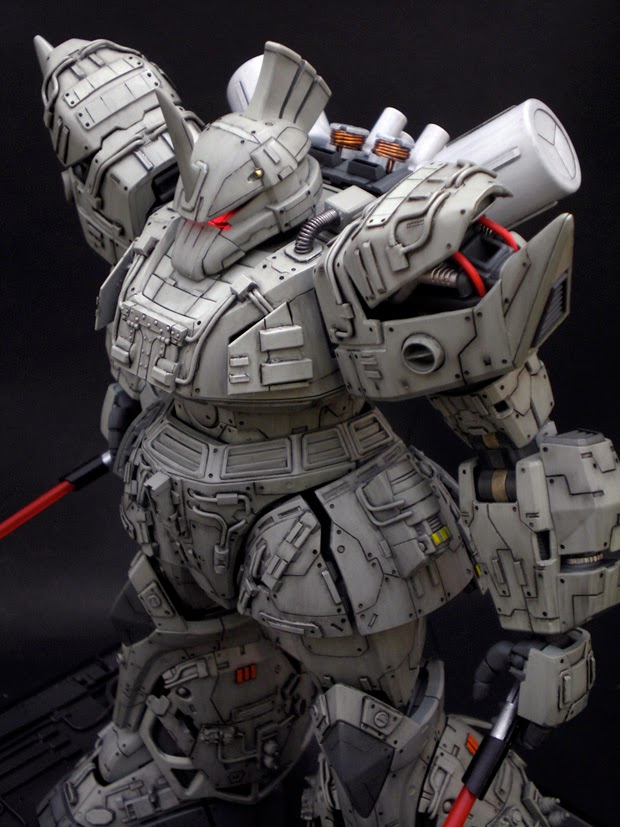 Custom Build: MG 1/100 MS-14A Gelgoog Steam Punk Details