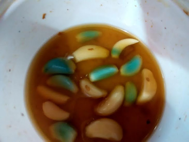 Have You Seen Blue Garlic Color; What Are the Reasons