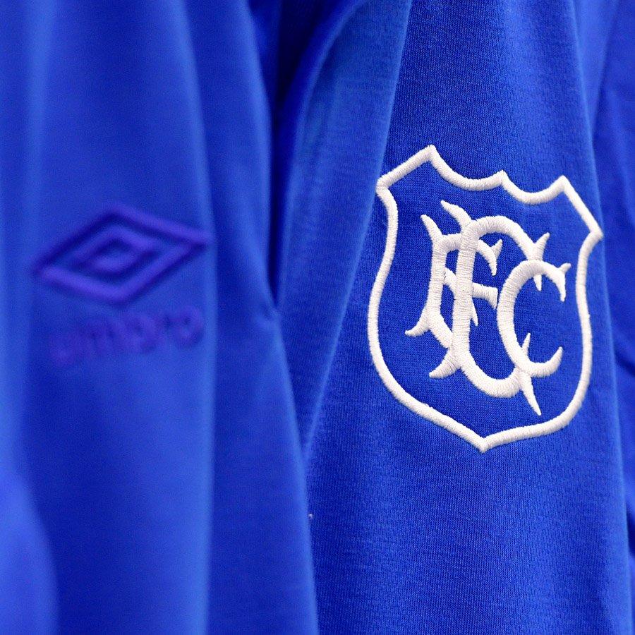 On Pitch: Umbro Everton Goodison Park 125 Years Kit - Footy Headlines