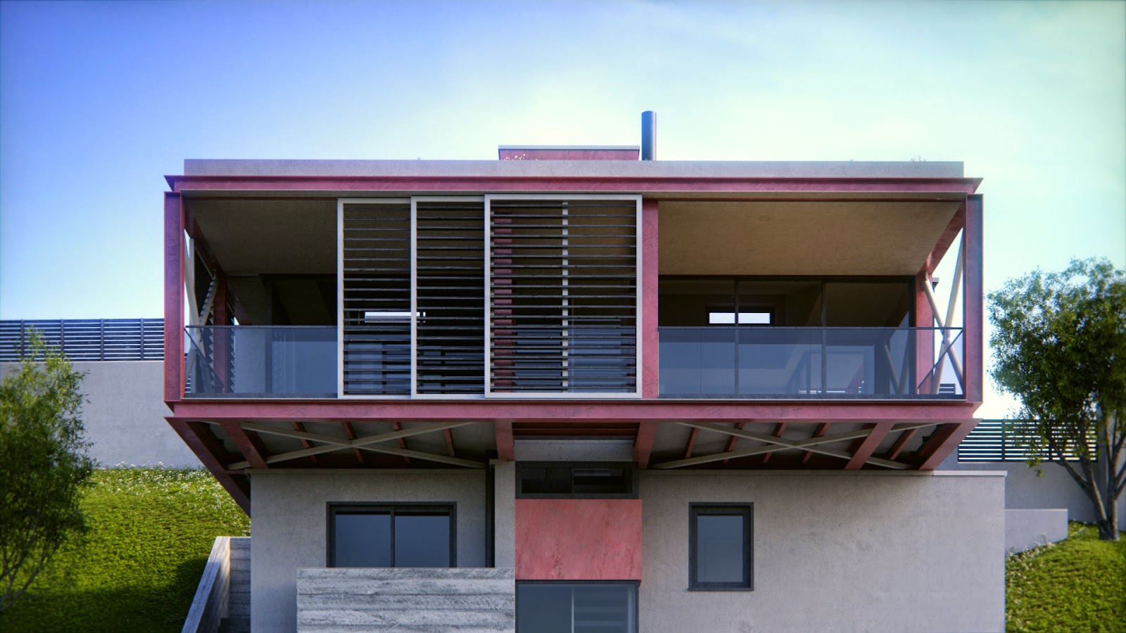 Revit3dsmax: Bioclimatic Housing