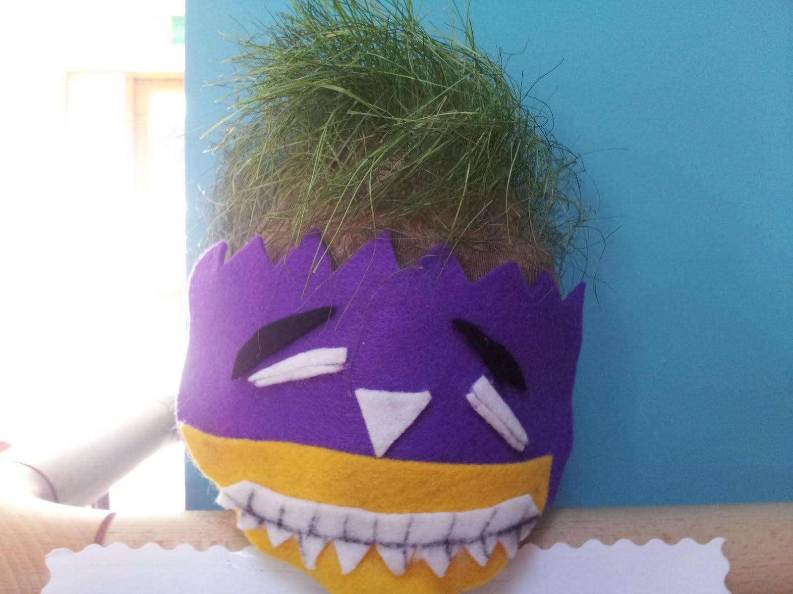 Fun grass heads - gardening project for children - Greenside UpGreenside Up