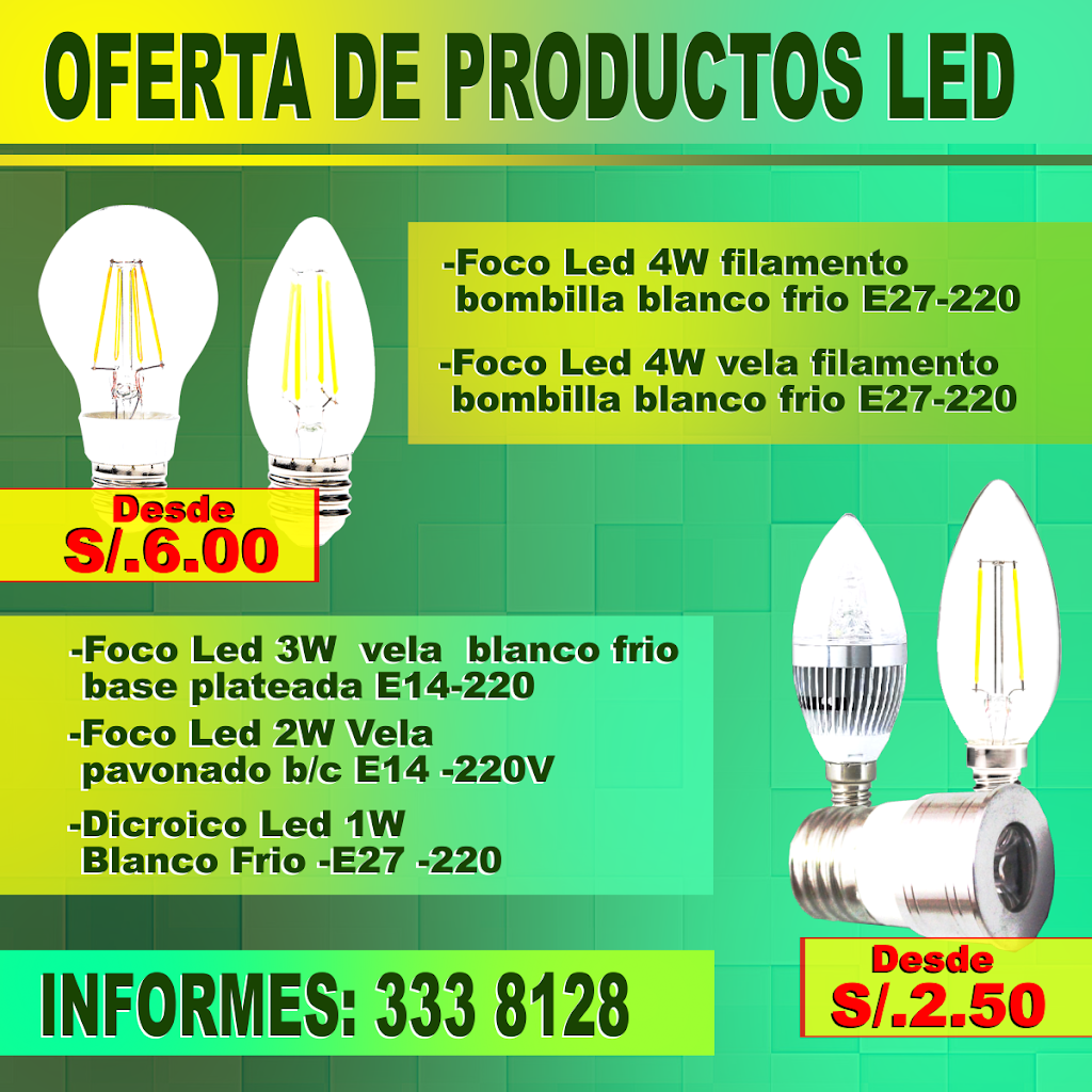 PROMOCIÓN EN FOCOS LED POR NAVIDAD