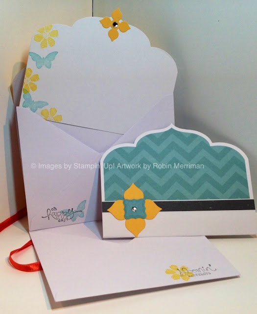 Trinity Designs: Happy Hello Envelope Scrapbook - Video Tutorial