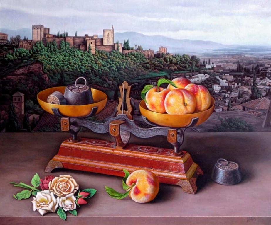 El arte es su máxima expresión : Cuadros: Bodegón y Paisaje en un solo