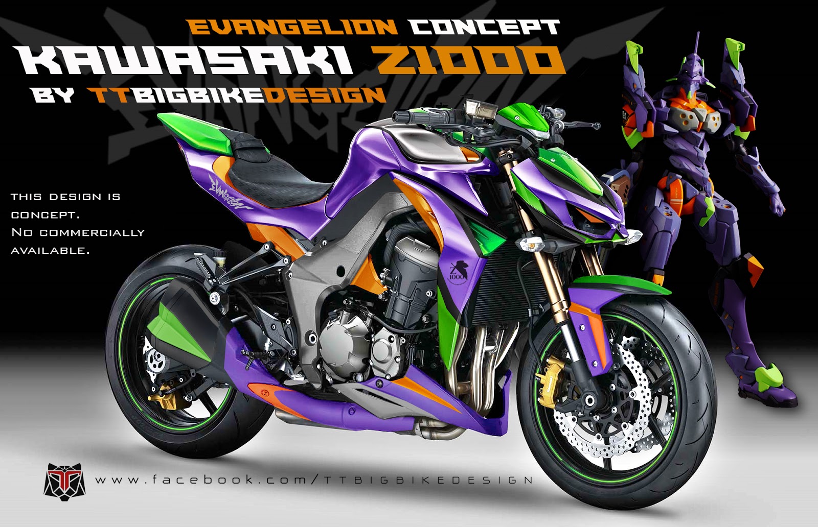 TT BIGBIKE DESIGN: KAWASAKI Z1000 DESIGN CONCEPT #1-4