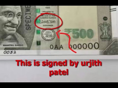 GOD OF KINGS: Signature of the Governors (RBI)