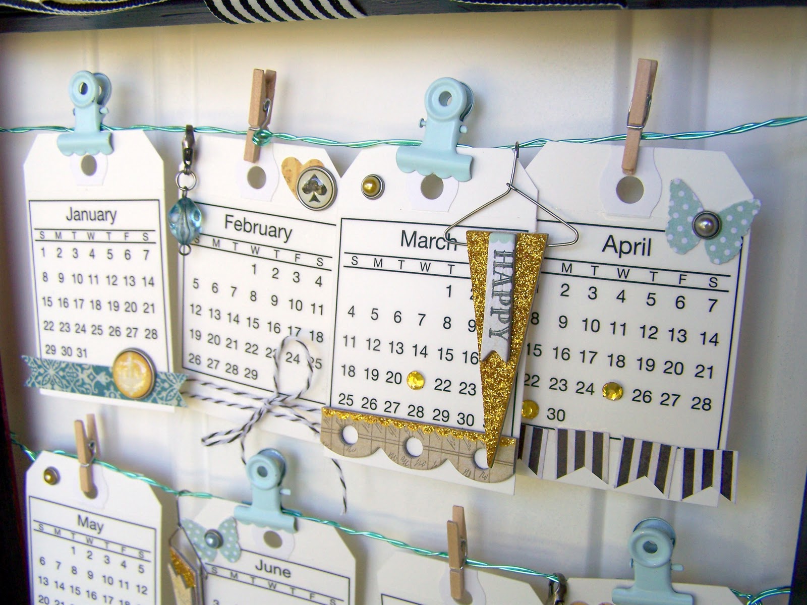 SRM Stickers: Mini 2012 Calendar