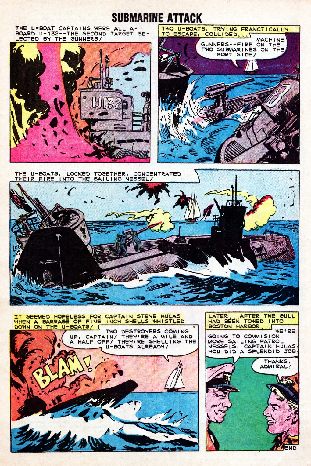 Submarine Comics and Novels: Submarine Attack #18