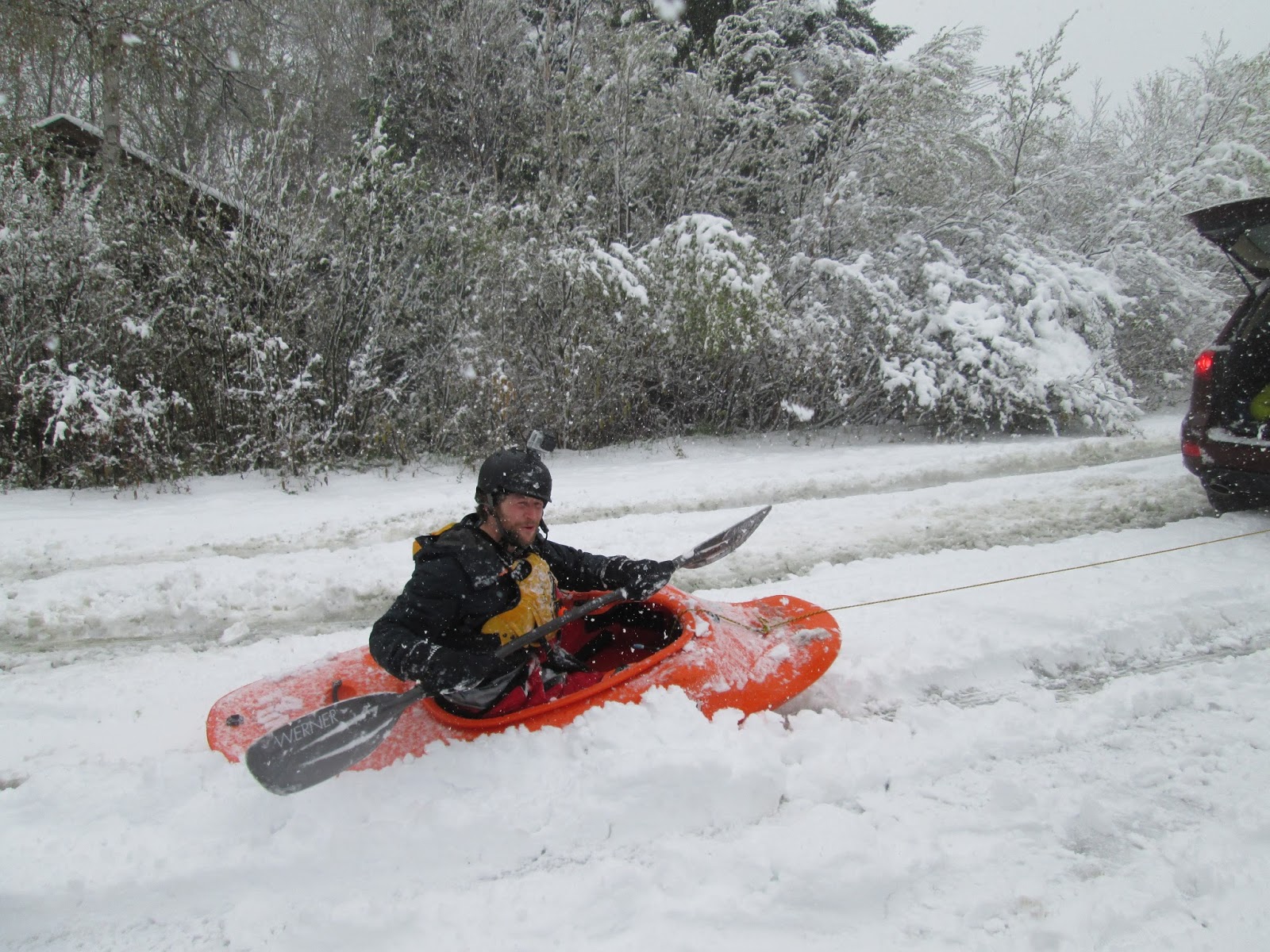 A year in rural New Found Land: "White" water rafting in Newfoundland