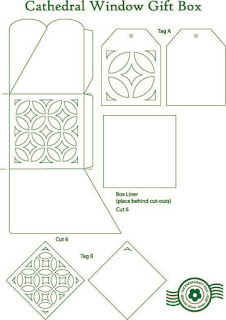 The Papercraft Post: Cathedral Window Gift Box