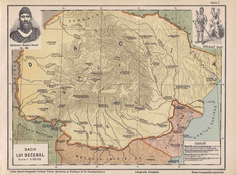 Harta Daciei | Harta