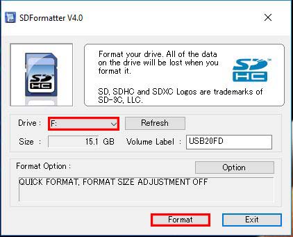 Raspberry sd format - Aslong