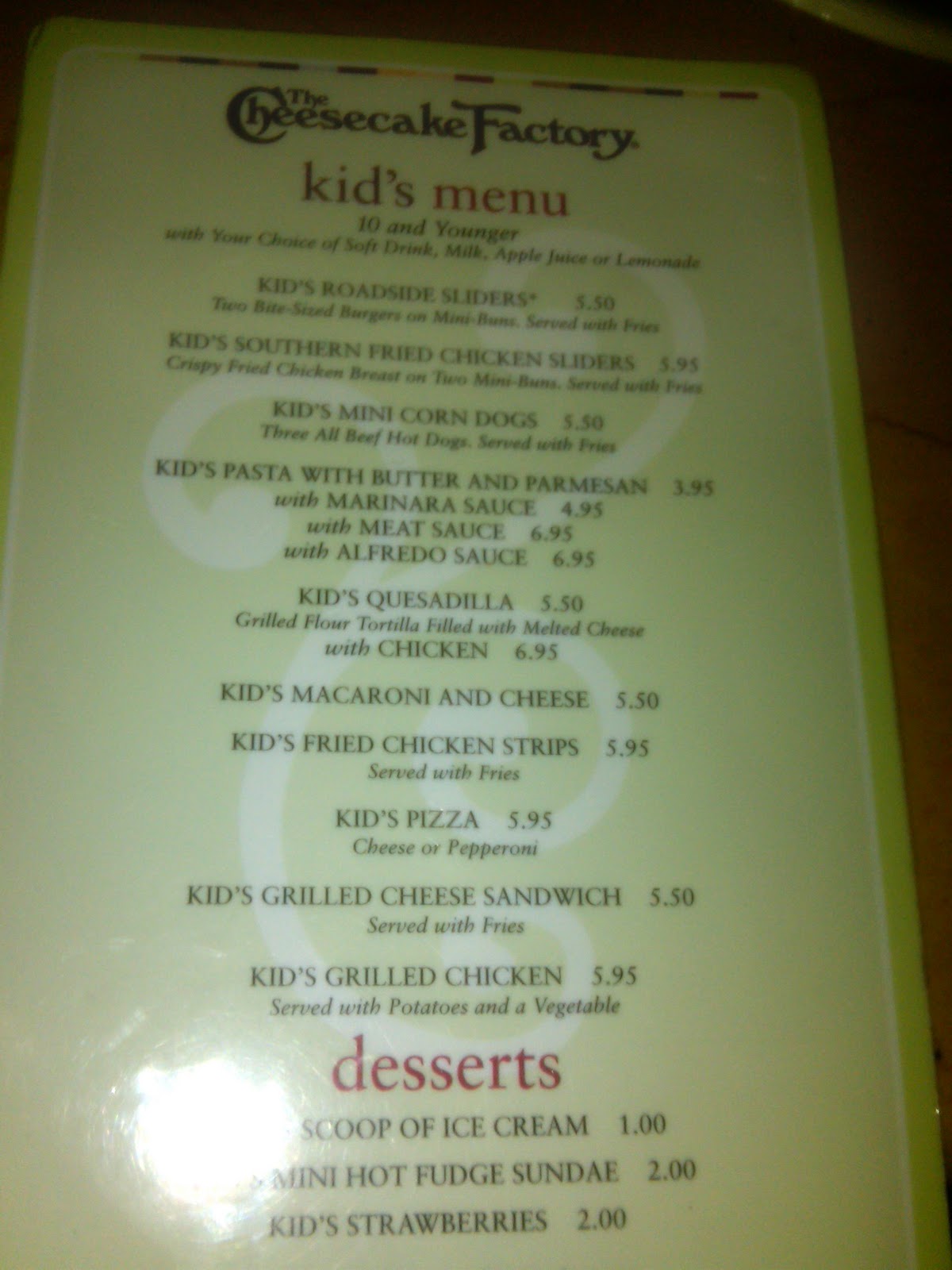 THE MAD DIET: Kid's portion sizes and food choices at restraunts