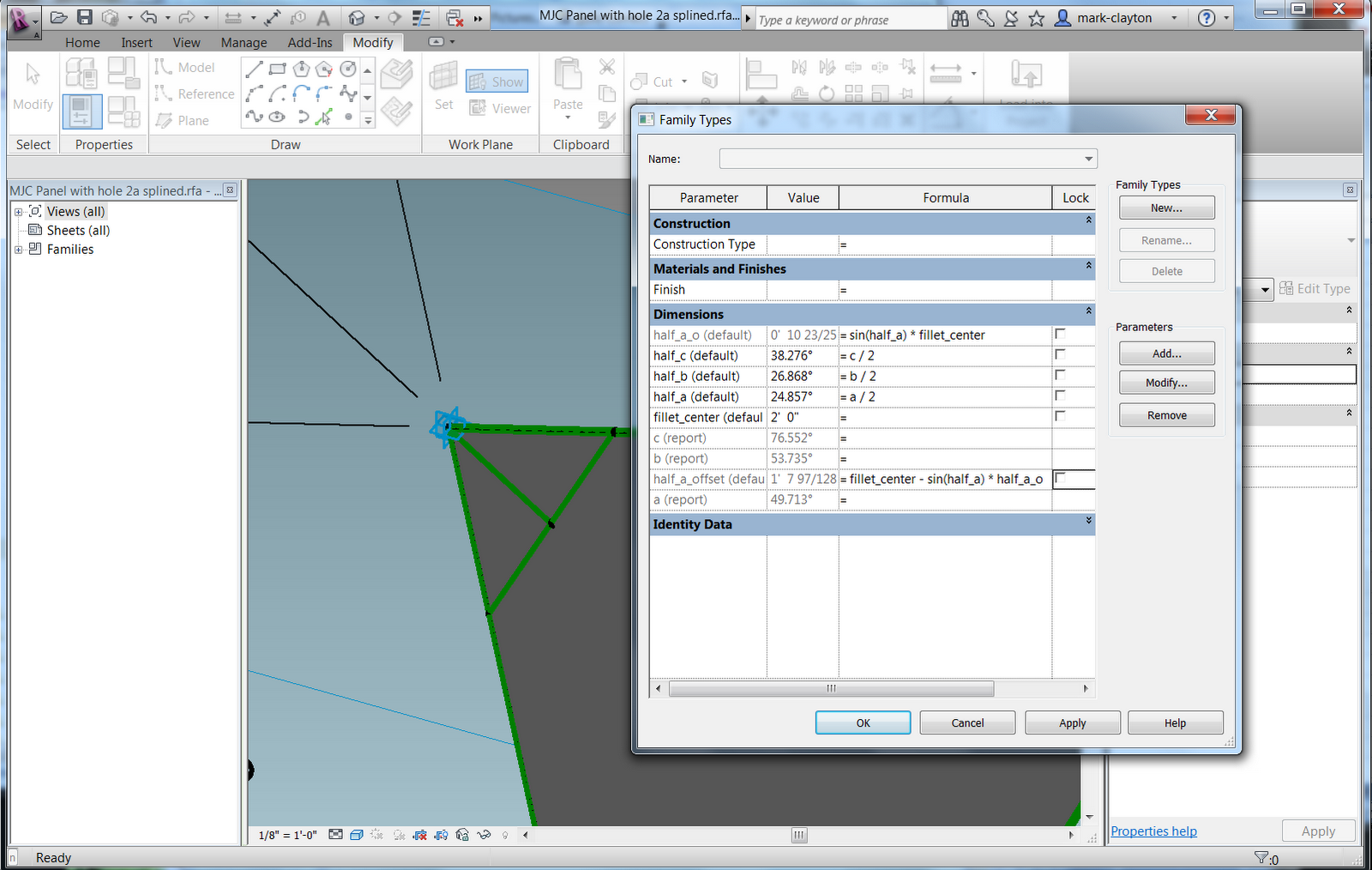 Texas Architecture and Miscellaneous University: BIM Triangular panel ...