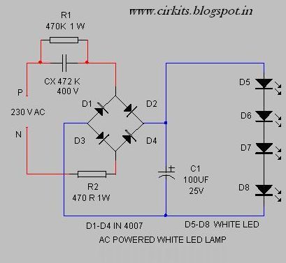 AC Powered White LEDs - EveryDay Electronics