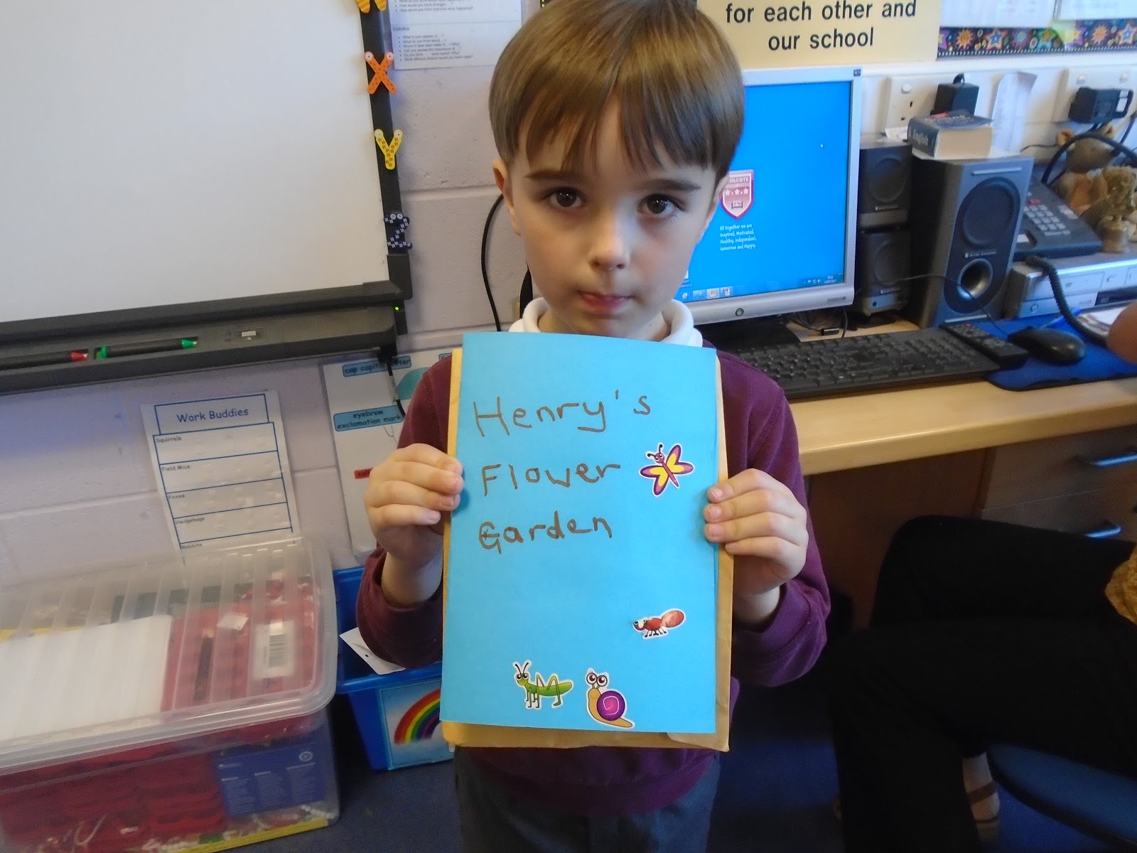Chilcote Primary School: Year 1's 'Our Garden' homework projects