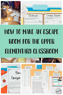 How to Make an Escape Room for the Upper Elementary Classroom | Upper ...