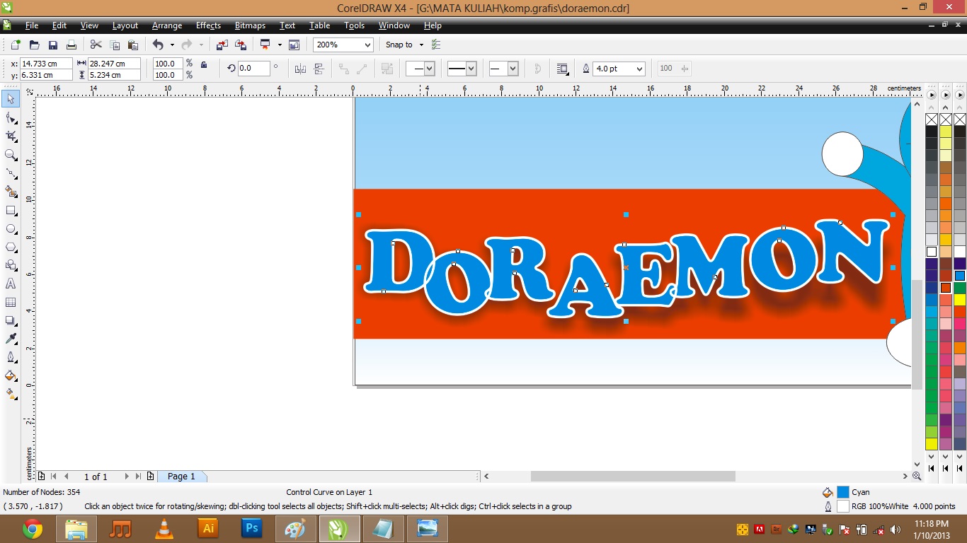 WhereTechnology Can be Fun ::.: MEMBUAT POSTER DORAEMON DENGAN ...