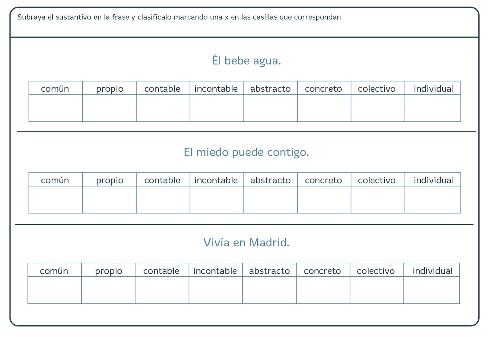 El blog de Tiscar: Fichas de Lengua para niños de 6º de primaria