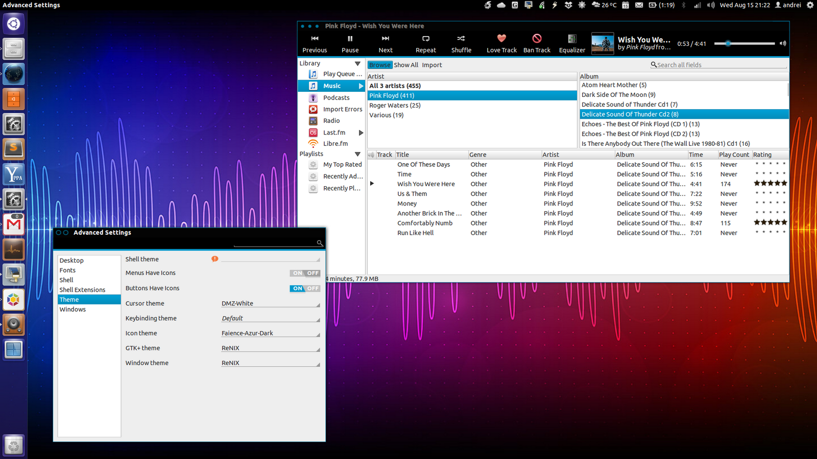 reNIX: A Squared, Android Like GTK3 Theme Compatible With Unity And ...