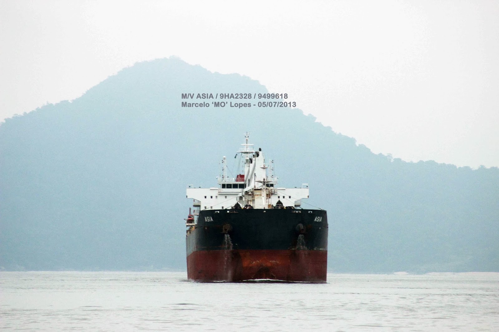 Santos Shiplovers: M/V Asia / 9HA2328 - Turnaround em embarque de ...