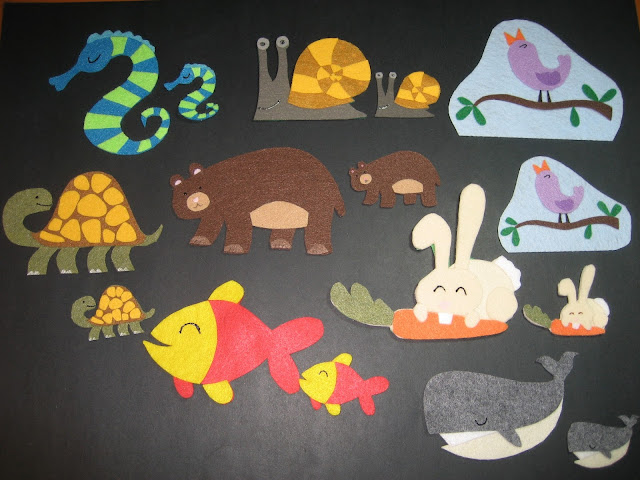 Flannel Board Fun: Flannel Friday: Animal Pairs