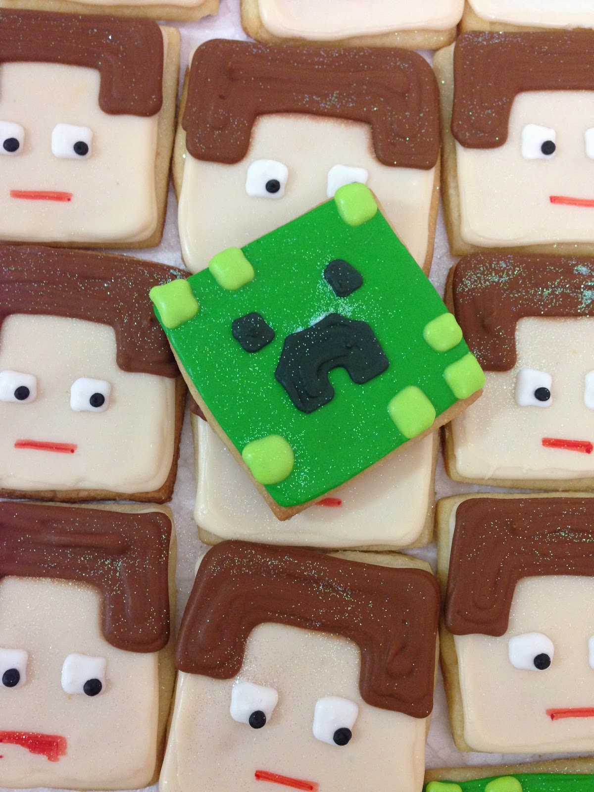 Danielle Jotha: Biscoitos de Minecraft O jogo do Momento!