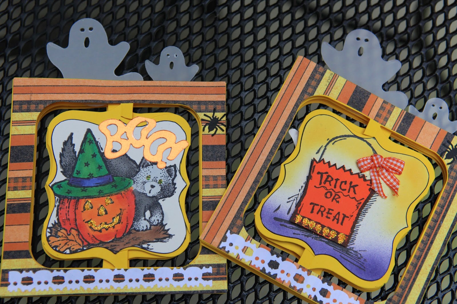 Today's Creations: Halloween Cards with Serendipity Stamps