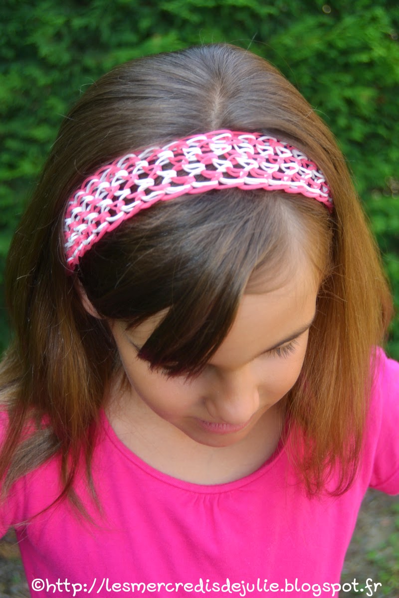 Les Mercredis de Julie: [Creastic Bracelet] Serre-tête