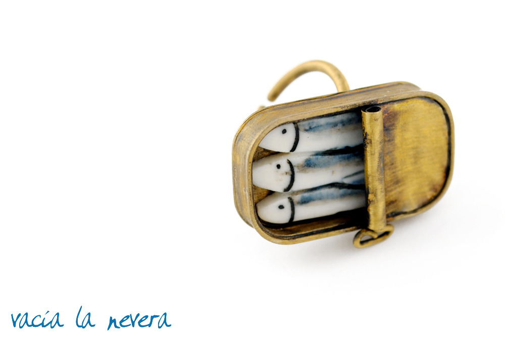 vacía la nevera: Anillos de plata Huella Dactilar vacía la nevera: Anillos de plata Huella Dactilar