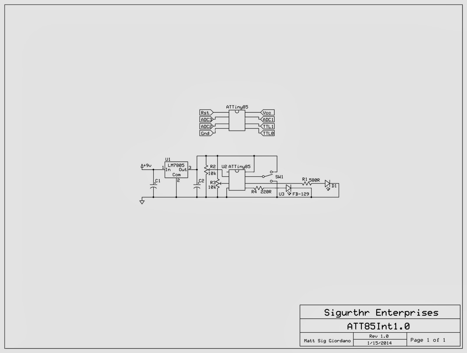 Sigurthr Enterprises: Sig's ATTiny85 SSTC Interrupter