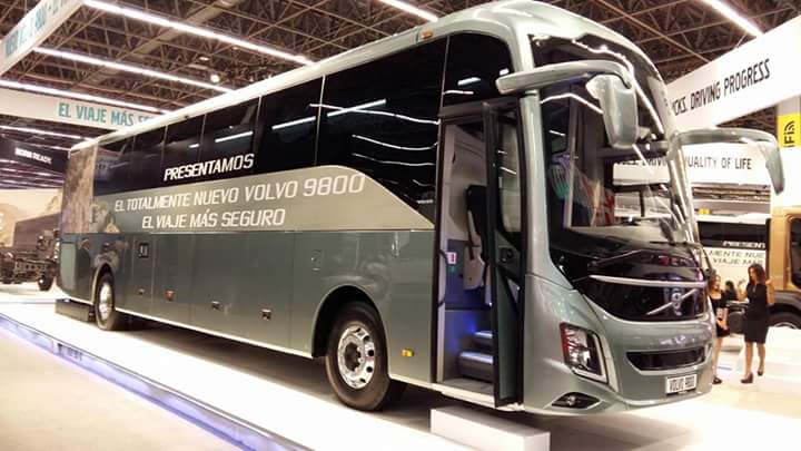 Volvo 9800 en Expo Transportes 2015