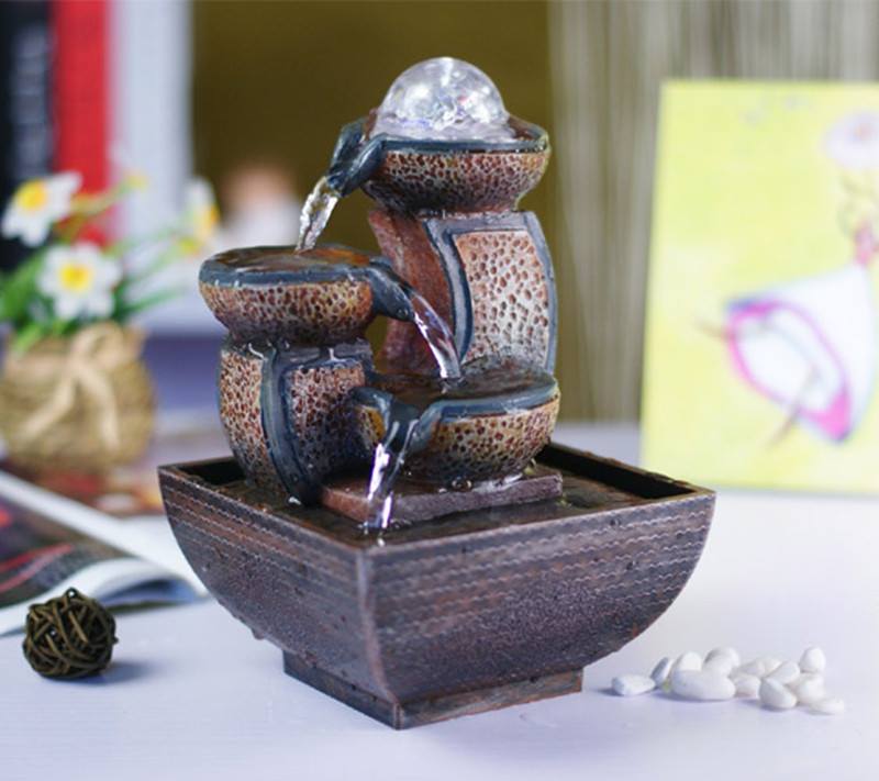 “MANTAB” 10 Desain Air Mancur Mini Dalam Rumah Ini Bikin Seger.