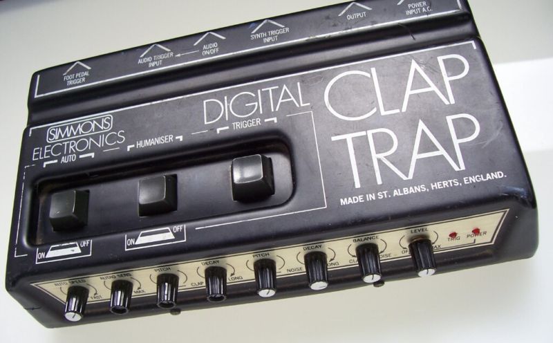 D R U M A C H I N E B O Y: RARE Simmons CLAP TRAP....for sale!