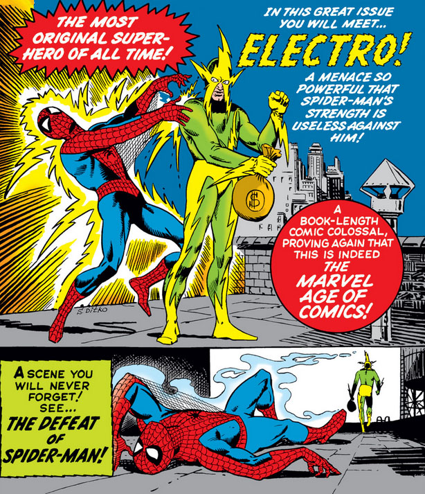 The Peerless Power of Comics!: The Defeat of Spider-Man!