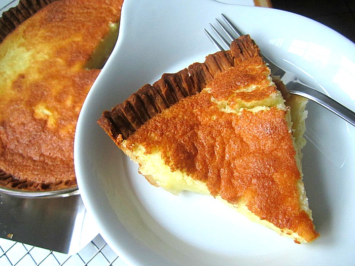 Old Fashioned Lemon Sponge Pie