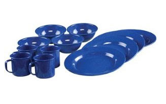 Camping Focus: Coleman 12-Piece Enamelware Dining Set