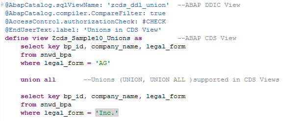 SAP ABAP Central: Core Data Services in ABAP