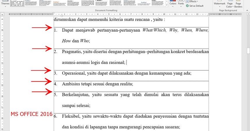 Cara memperbaiki text boundaries garis-garis di ms word 2013 dan 2016 ...