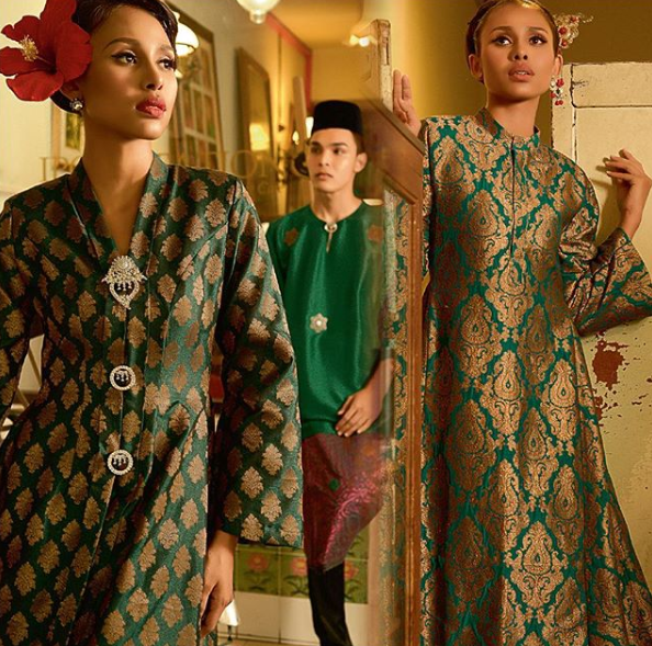 10 Koleksi Fesyen Baju Raya 2019 Rekaan Pereka Tempatan, Serius Rambang ...
