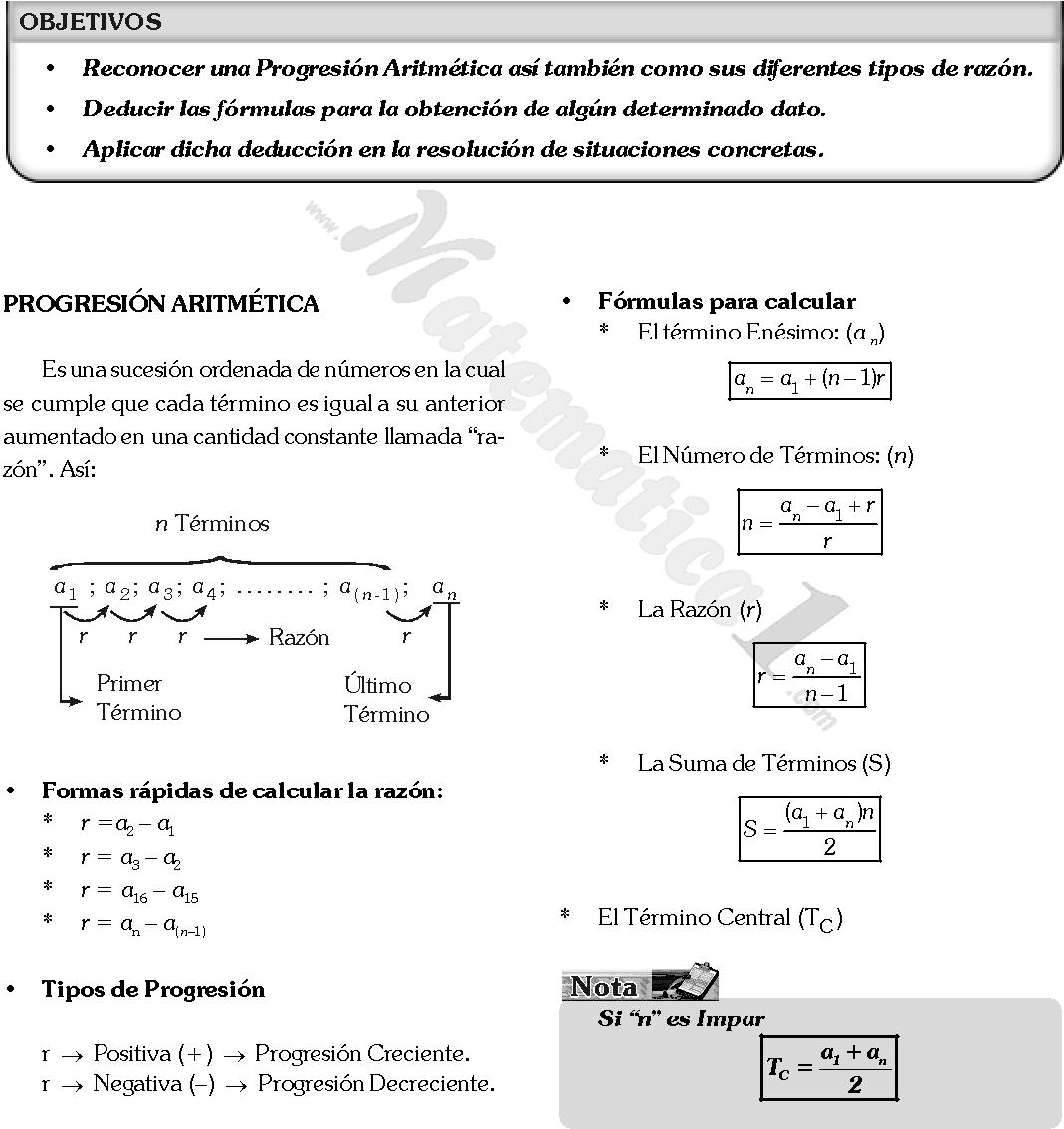 PROGRESIONES Y SUCESIONES ARITMETICAS EJERCICIOS RESUELTOS PDF