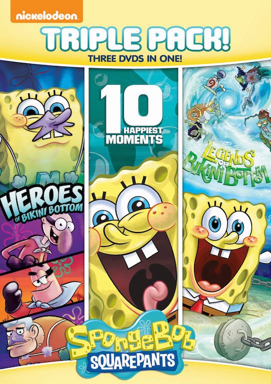 SPONGEBOB SQUAREPANTS TRIPLE FEATURE Available Now on DVD