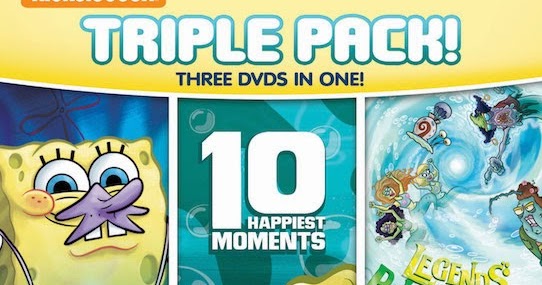 SPONGEBOB SQUAREPANTS TRIPLE FEATURE Available Now on DVD