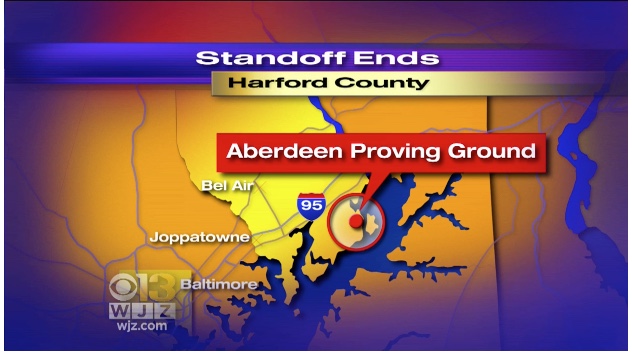 Wounded Times: Aberdeen Proving Ground soldier dead after standoff