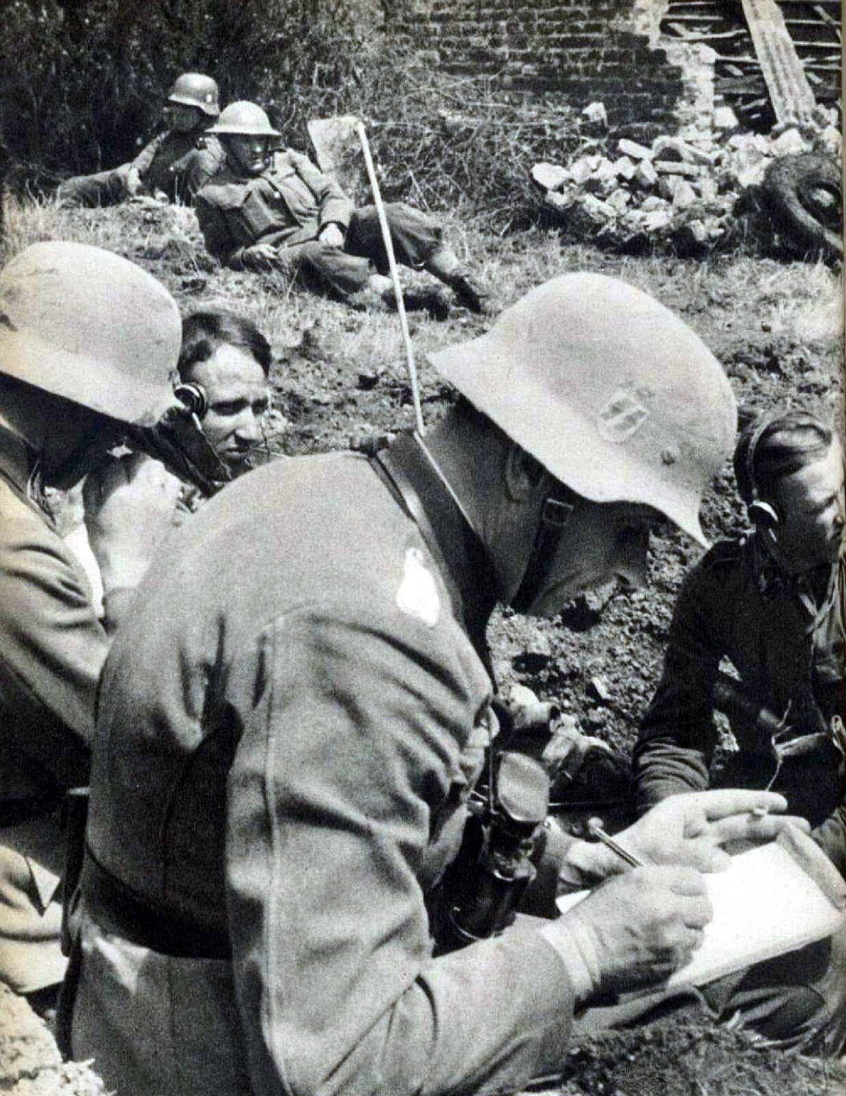 NAZI JERMAN: Foto Paul Hausser, Komandan Das Reich