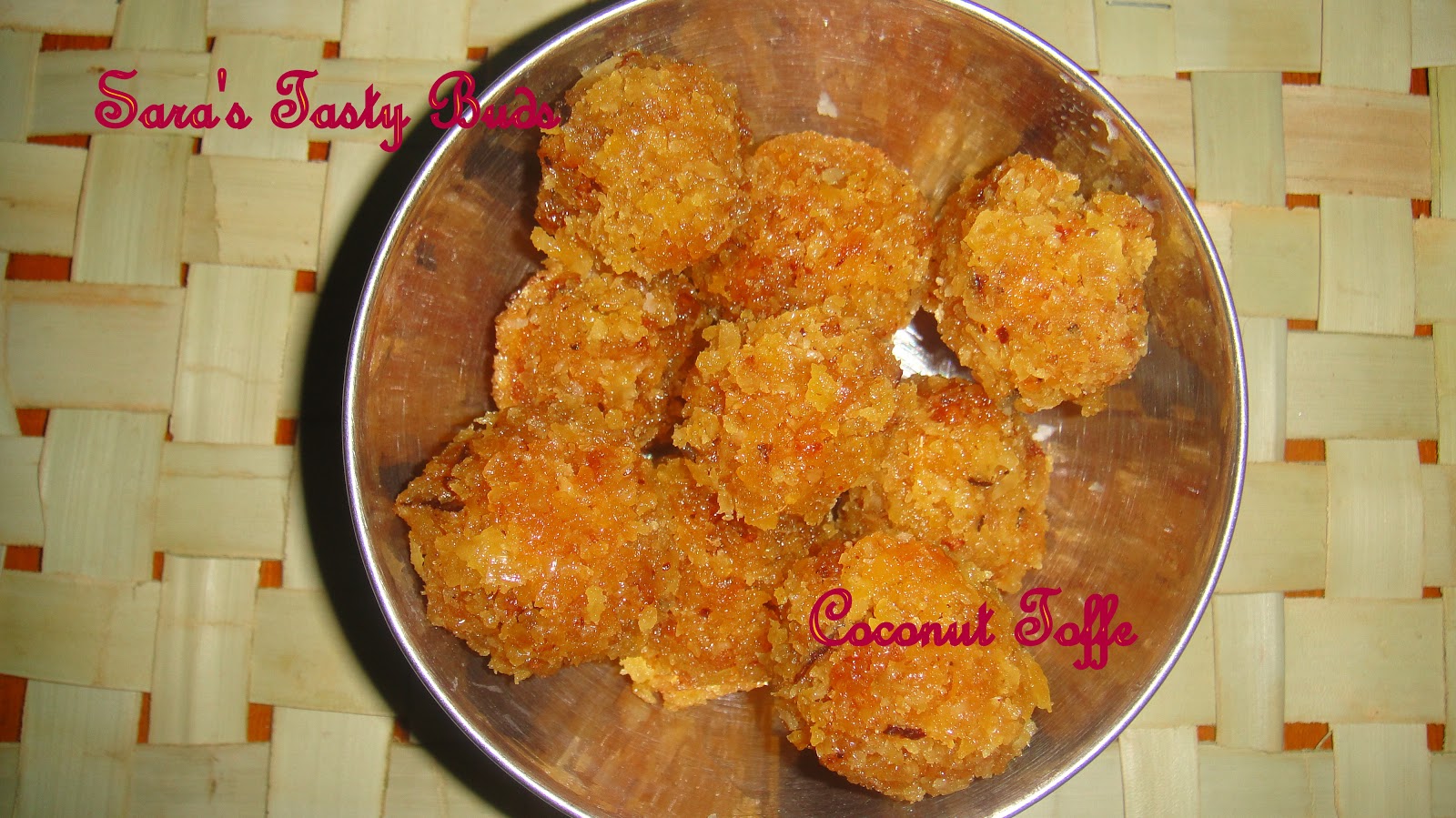 SARA'S TASTY BUDS: Coconut Toffe