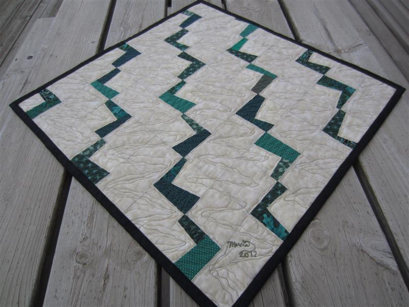 Crafty Sewing & Quilting: Zig Zagging, Kissing, Quilting, and Cooking?