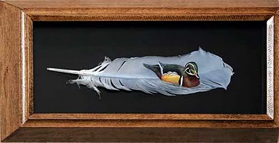 Fashion and Art Trend: Feather Paintings - Art on Feather